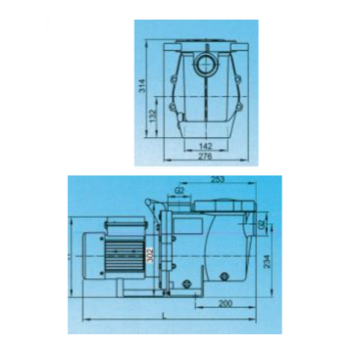 Pureblue Super-Flow Pool Pump